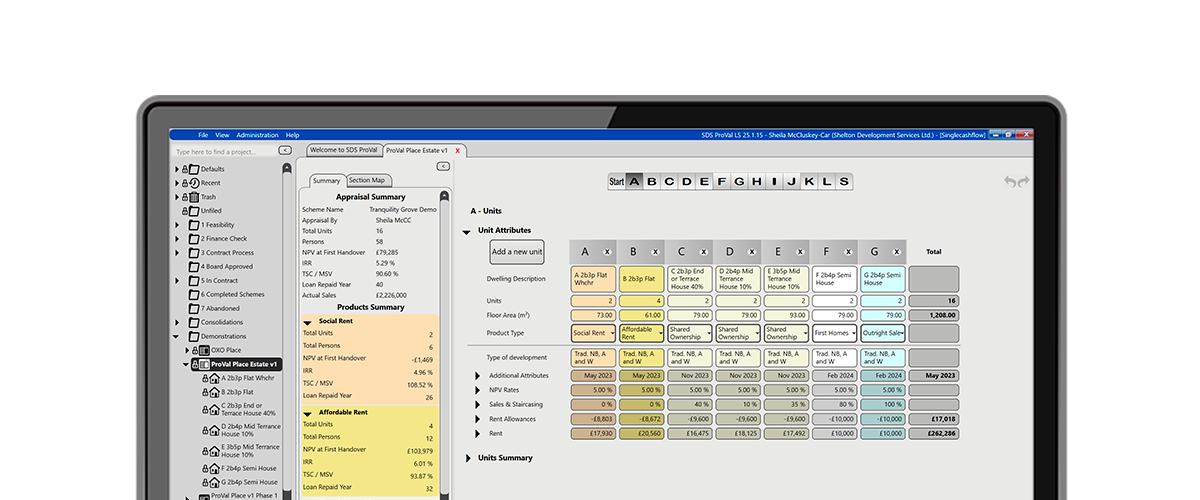 Development Appraisal Software | Proval | SDS UK